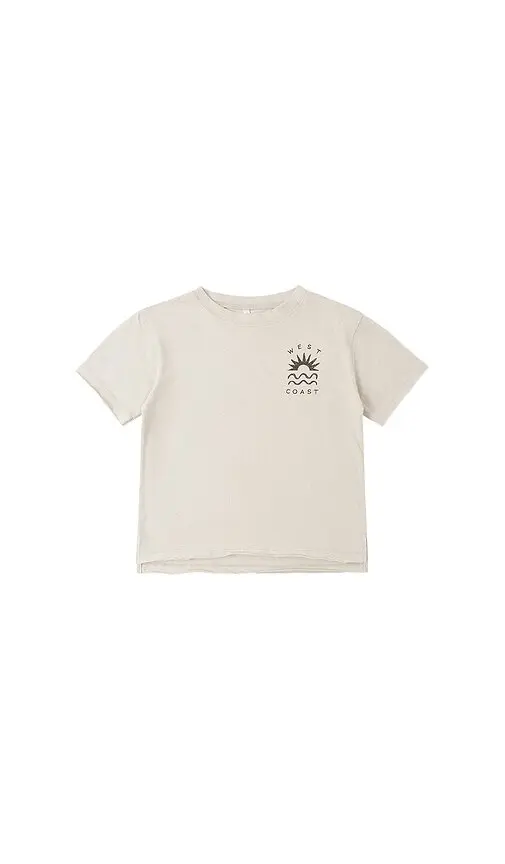 RYLEE + CRU Edge Undone Tee - Ivory