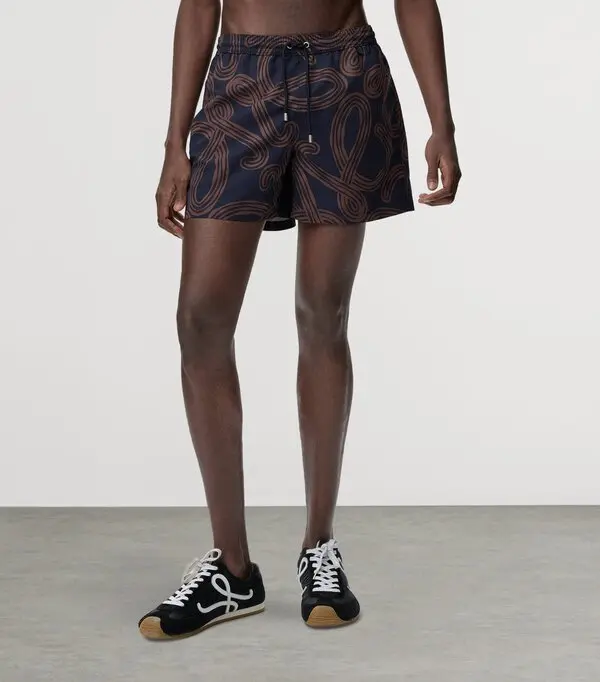 Loewe X Paula’s Ibiza Anagram Swim Shorts - Navy