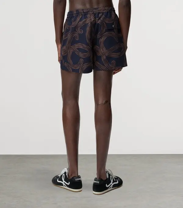 Loewe X Paula’s Ibiza Anagram Swim Shorts - Navy