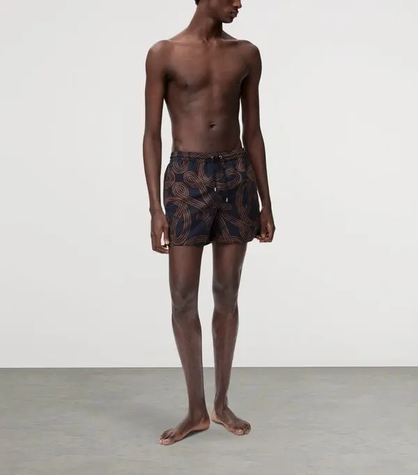 Loewe X Paula’s Ibiza Anagram Swim Shorts - Navy