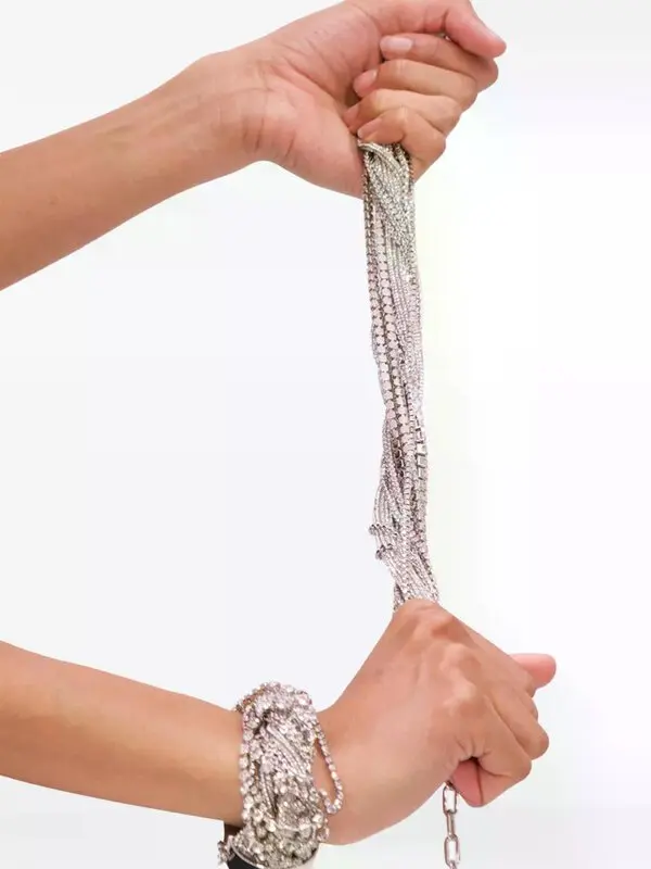 AREA Crystal-embellished Multi-strand Bracelet