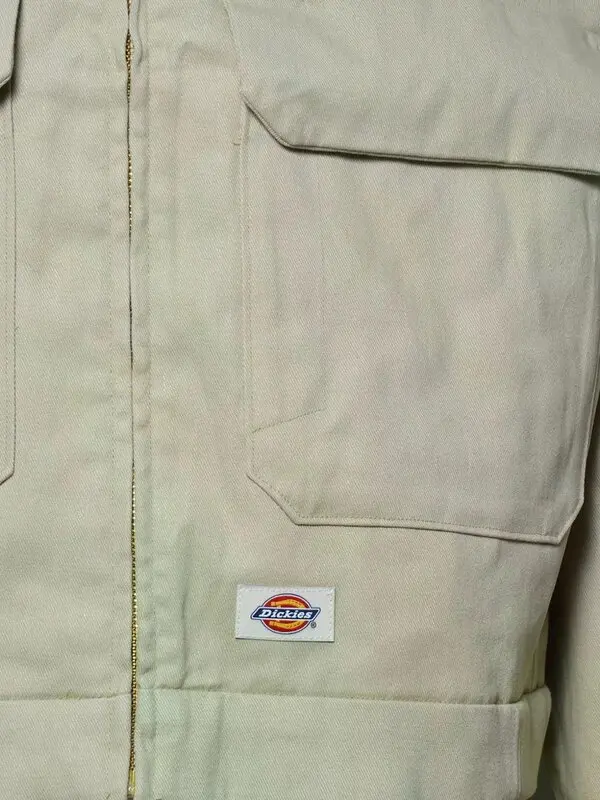 Dickies Logo Patch Zip-up Twill Jacket