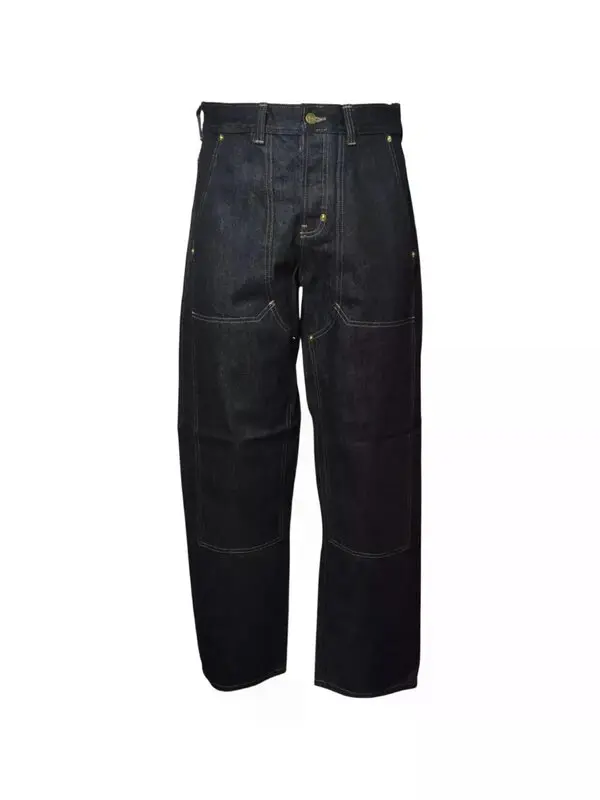 Dickies Trucker Jeans With Contrast Stitching - Blue