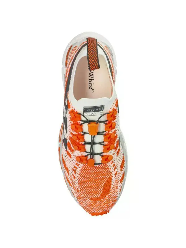 Off-White Low Top Sneakers - Orange