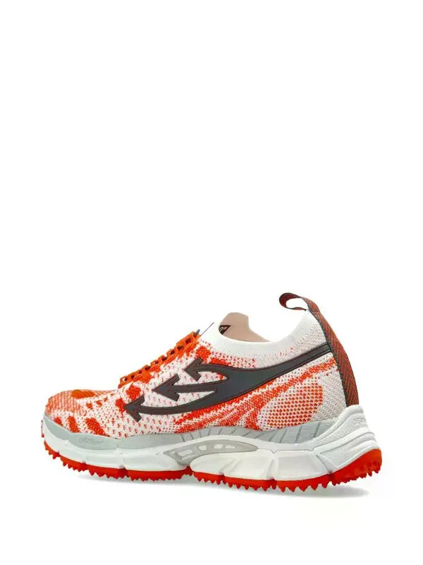 Off-White Low Top Sneakers - Orange