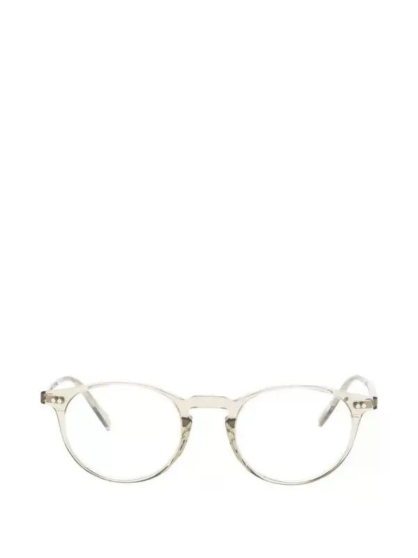 Oliver Spencer Riley R Round Frame Eyeglasses - Neutrals