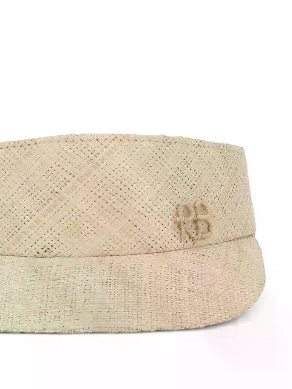 Ruslan Baginskiy Woven Logo Plaque Visor - Neutrals