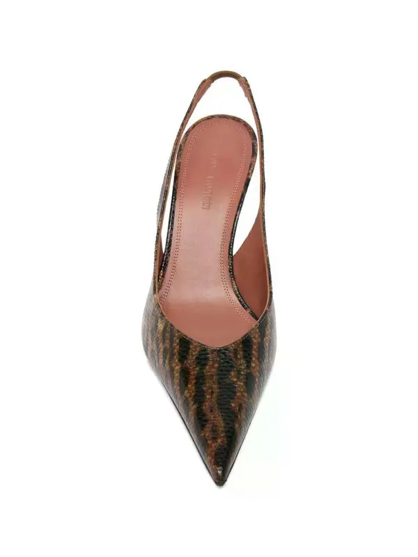 Amina Muaddi Anok Slingback Pumps - Neutrals