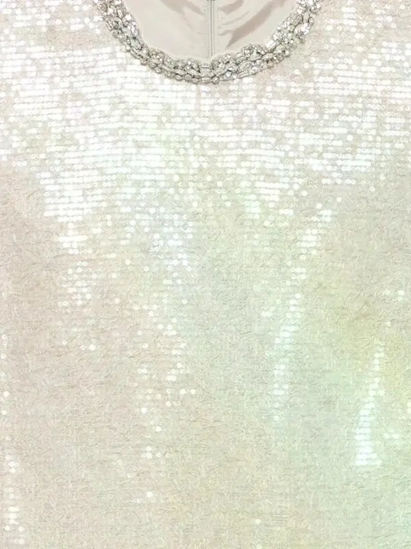 LUISA CERANO Sequin-embellished Mini Dress