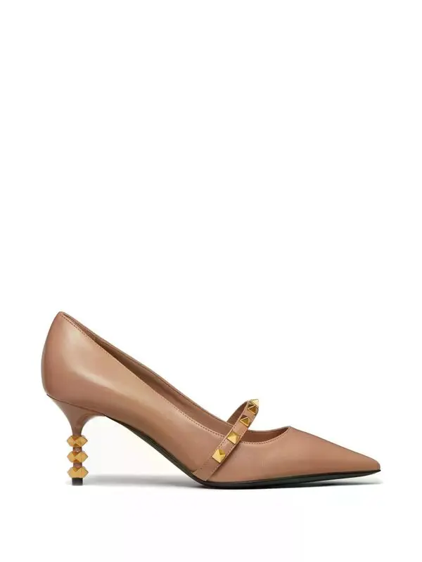 Valentino Garavani Rockstud Pumps With Sculptured Heel