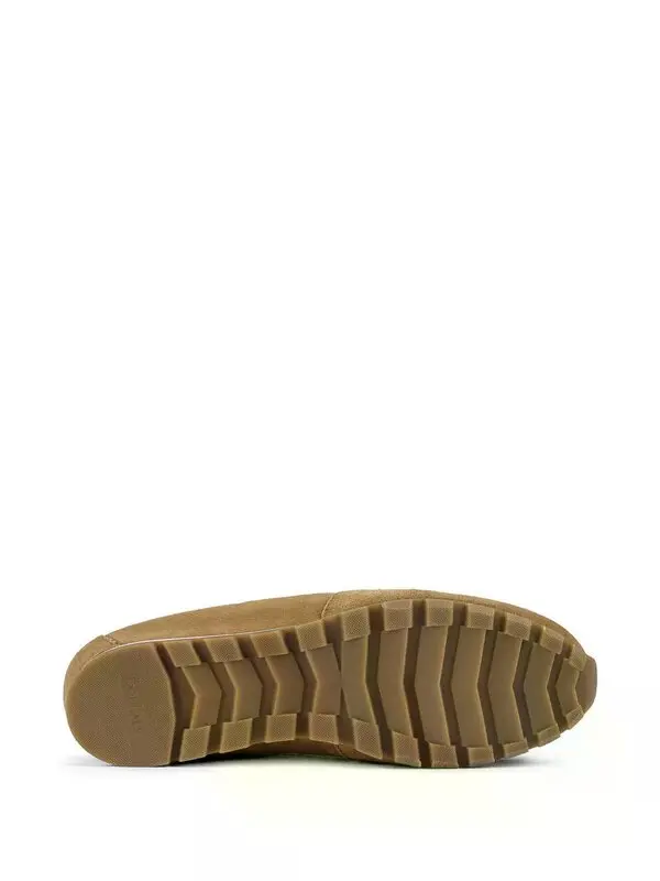 DOUCAL'S Teddy Suede Lace Up Sneakers - Neutrals