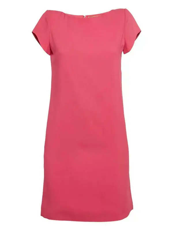 Saint Laurent Short Sleeve Midi Dress - Pink