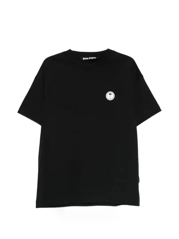 Palm Angels Logo-patch T-shirt