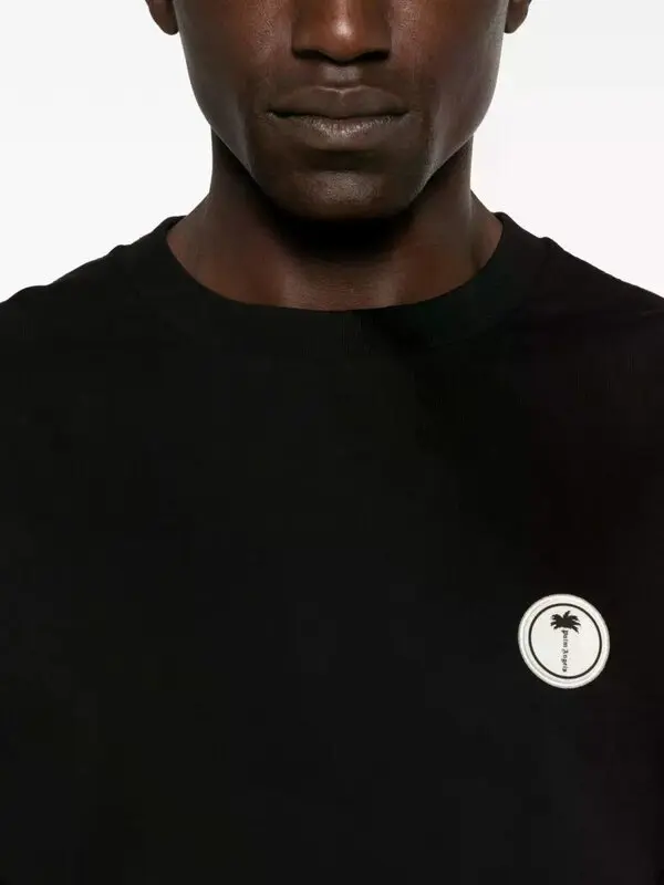 Palm Angels Logo-patch T-shirt