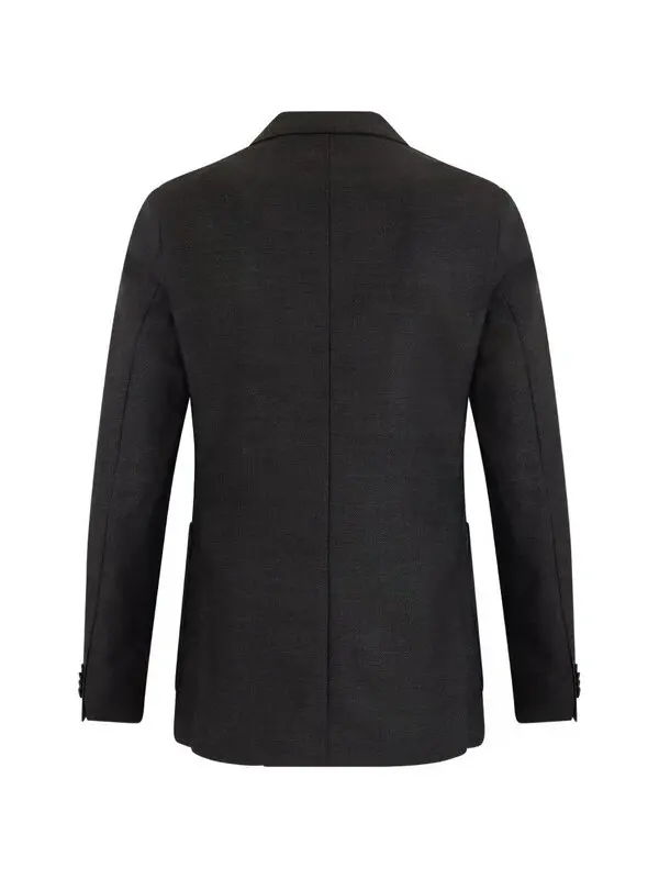 BOSS Double-breasted Textured Blazer