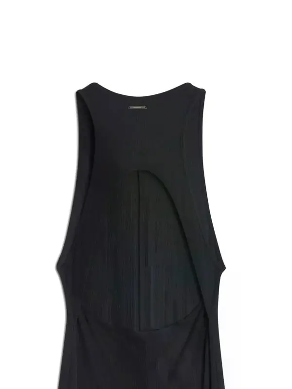 Maison Kitsuné Ribbed Cut-out Dress