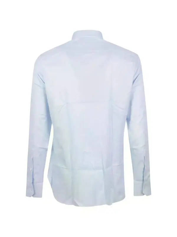 Zegna Micro-patterned Long-sleeve Shirt