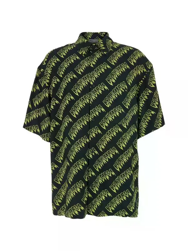 Balenciaga Logo-pattern Shirt