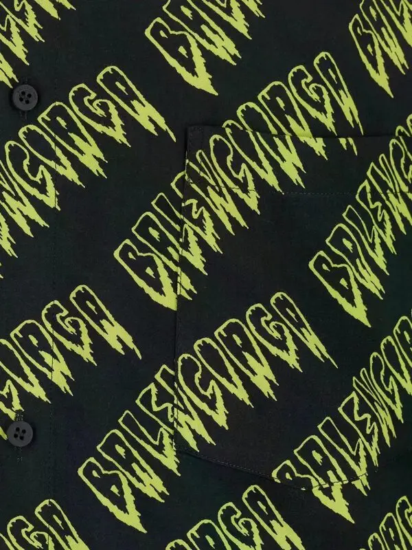 Balenciaga Logo-pattern Shirt