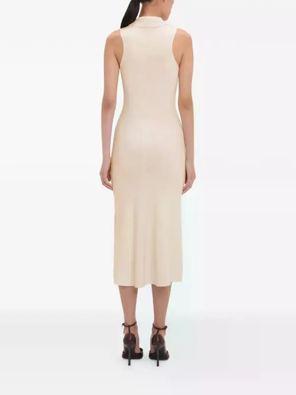 Victoria Beckham Mira Zip-up Midi Dress