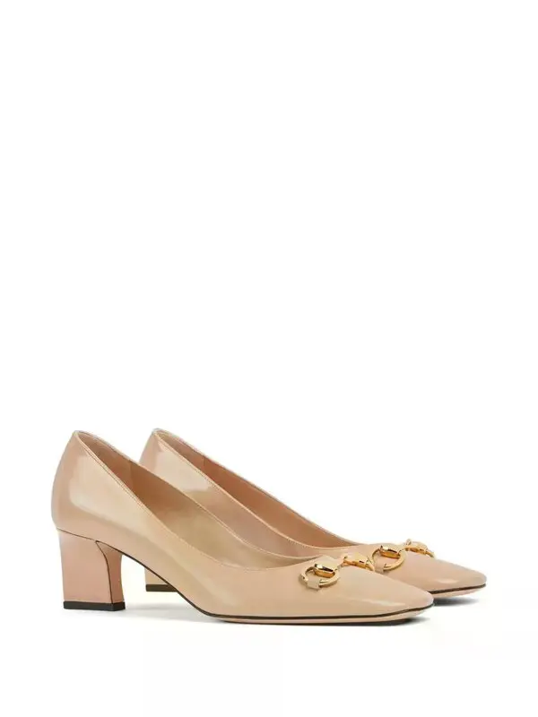 Gucci Horsebit Patent Leather Pumps