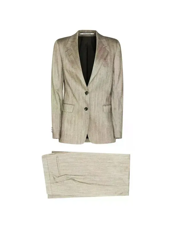 Tagliatore Herringbone-pattern Suit