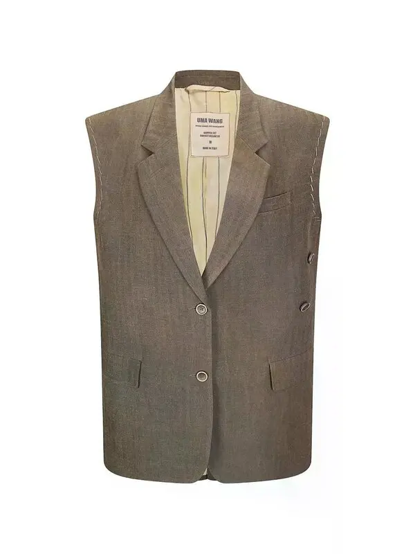 UMA WANG Kaiwan Herringbone Jacket