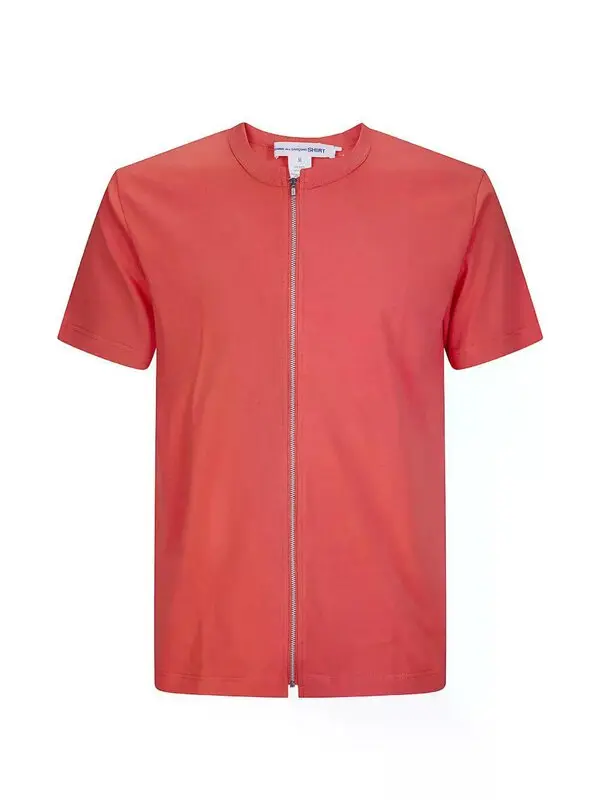 Comme Des Garçons Zip-up T-shirt - Red