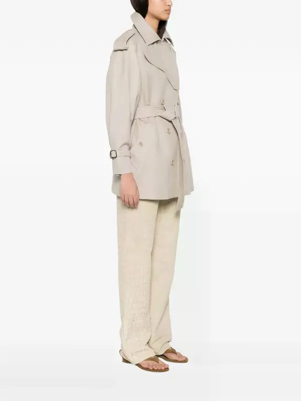 Max Mara Double-breasted Belted Coat