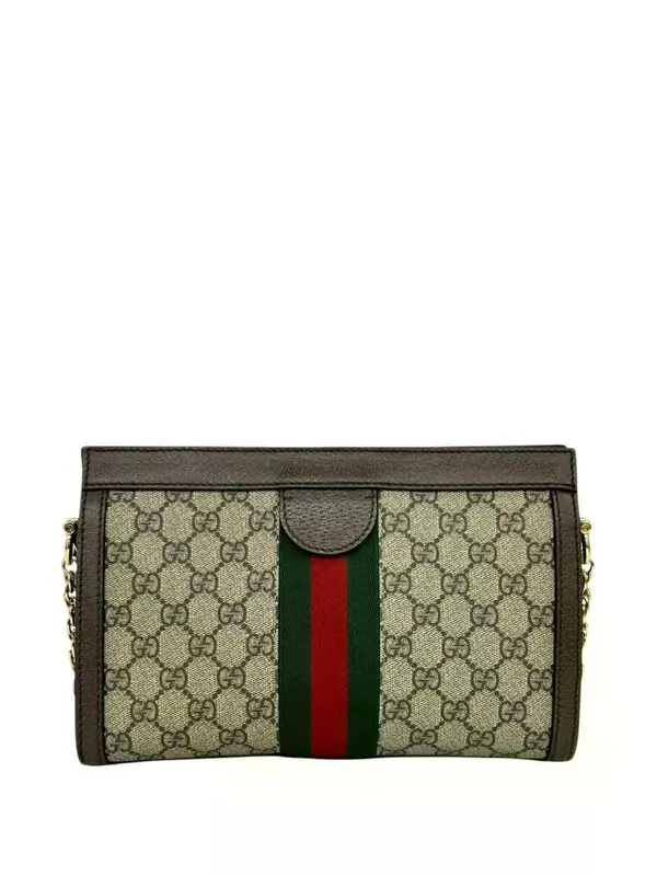 Gucci Ophidia Gg Supreme Web Crossbody Bag - Neutrals