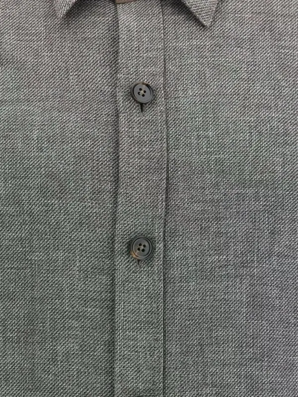 Zegna Textured Long-sleeve Overshirt