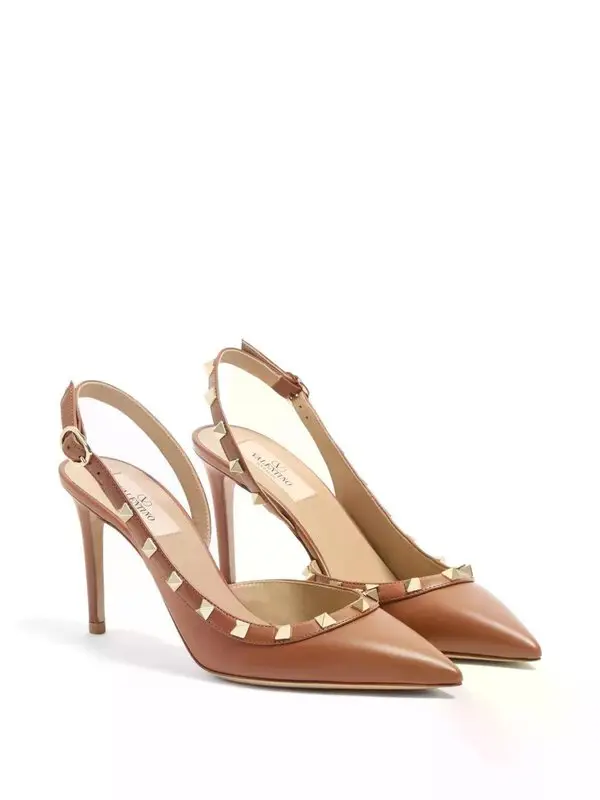 Valentino Garavani Rockstud Slingback Pumps 85mm