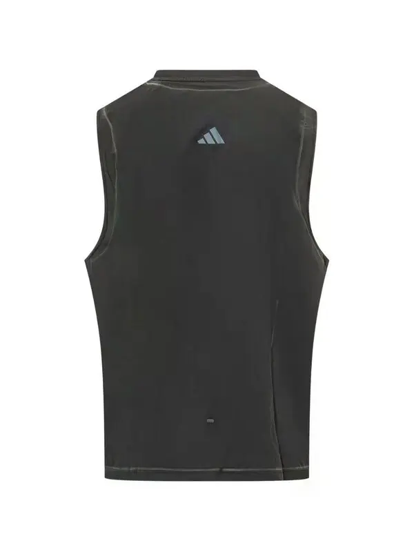 Adidas Logo-print Tank Top - Grey