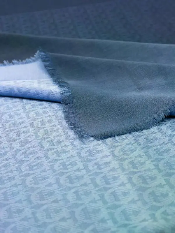 FERRAGAMO Gancini Jacquard-pattern Scarf