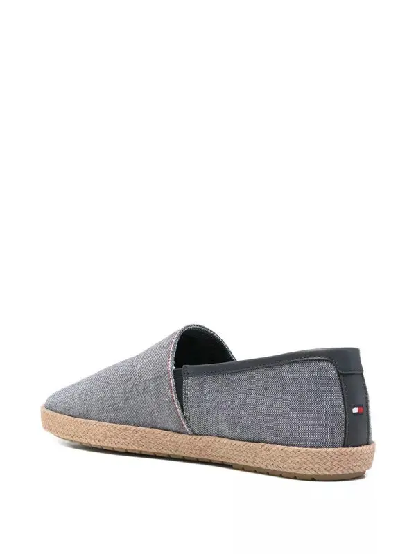 Tommy Hilfiger Logo Embroidered Braided Sole Espadrilles