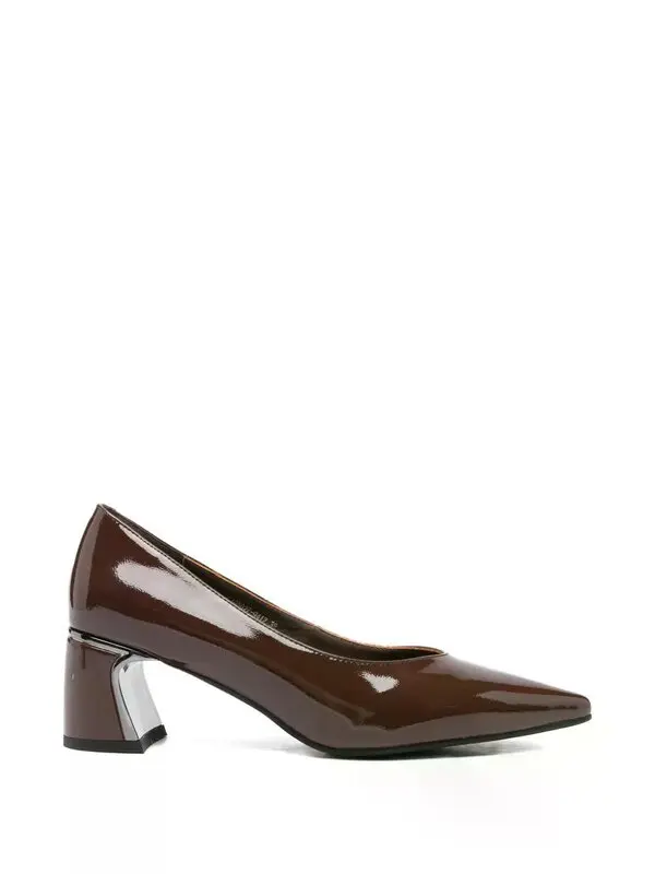 SERGIO MORETTI FIRENZE Patent Finish Pointed-toe Pumps