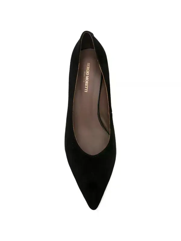 SERGIO MORETTI FIRENZE Pointed-toe Block-heel Pumps