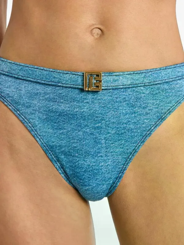 Balmain Logo-plaque Bikini