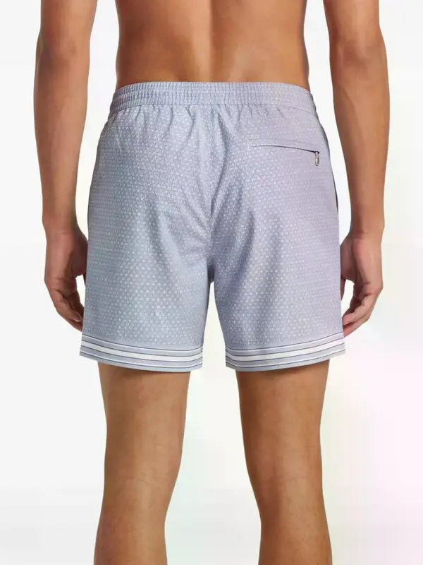 CHE Geometric-print Swim Shorts