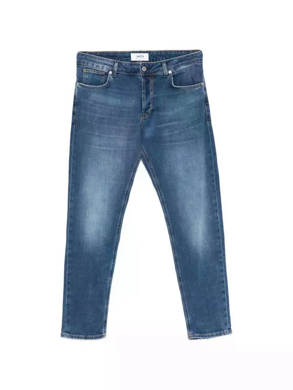 VELA SHOP Faded Effect Jeans With Whiskering