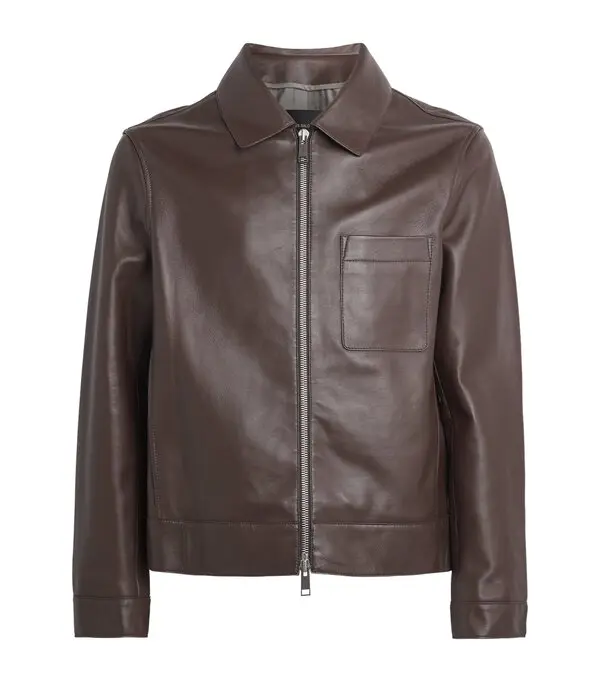 YVES SALOMON Lambskin Zip-up Jacket