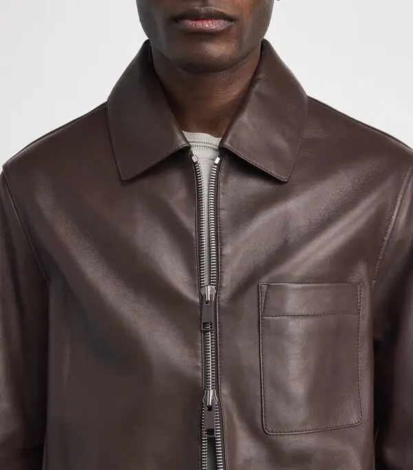 YVES SALOMON Lambskin Zip-up Jacket