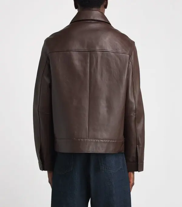 YVES SALOMON Lambskin Zip-up Jacket