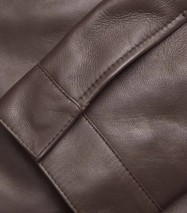 YVES SALOMON Lambskin Zip-up Jacket