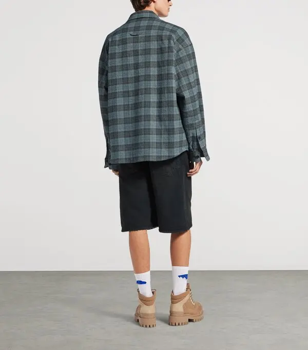 Balenciaga Check Padded Overshirt