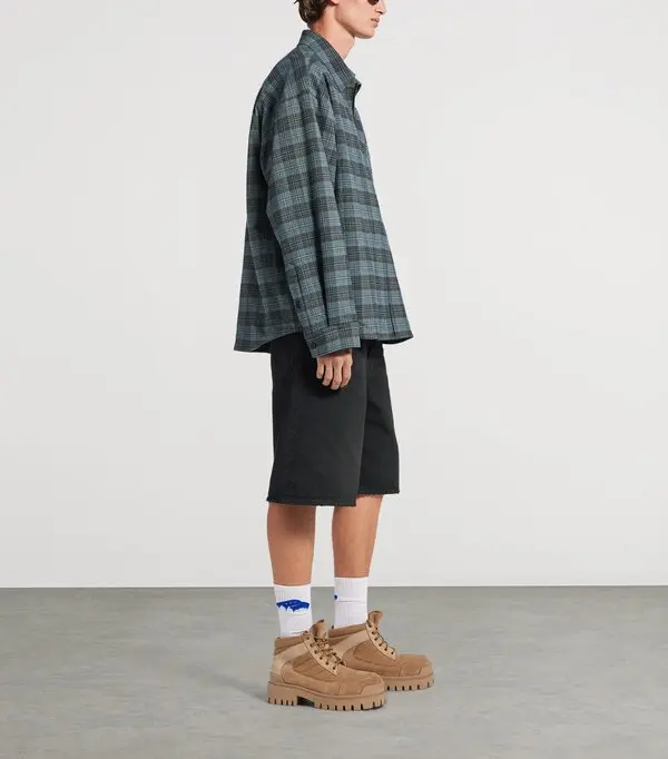 Balenciaga Check Padded Overshirt
