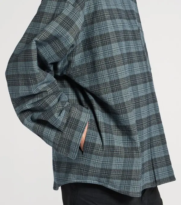 Balenciaga Check Padded Overshirt