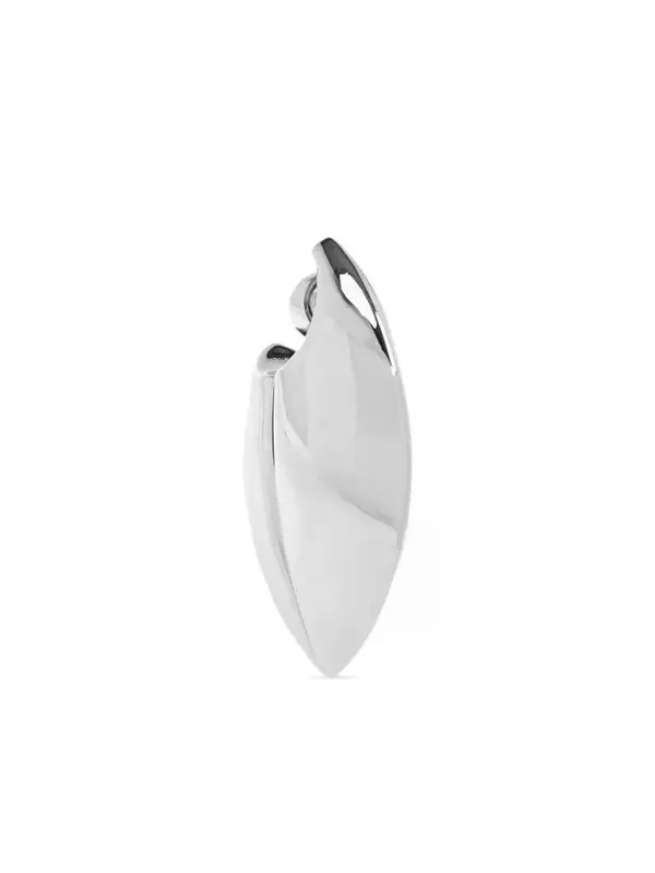Givenchy Cocoon Curved-shape Earrings - Silver