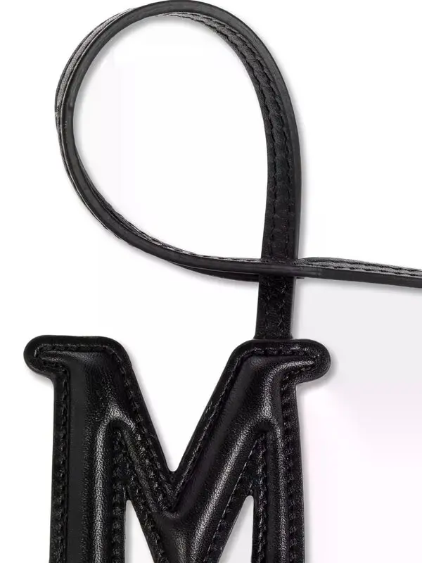 Max Mara Logo Bag Charm - Black