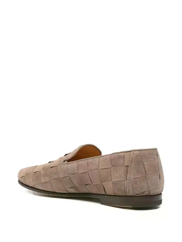 Premiata Braided Suede Loafers